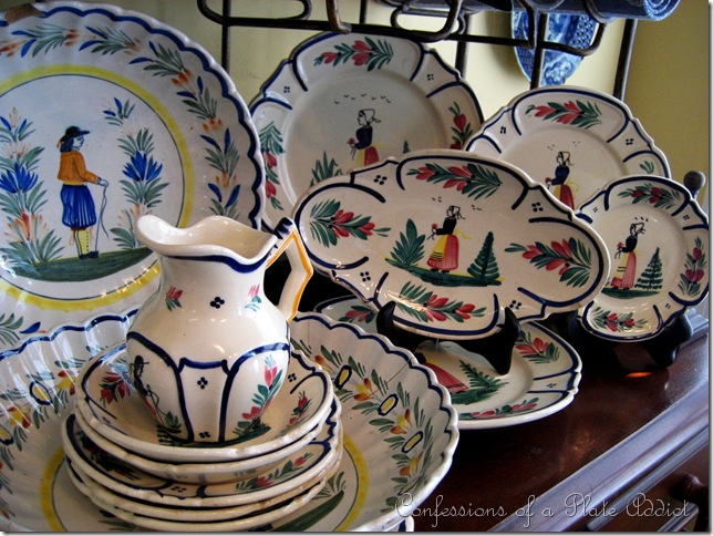 CONFESSIONS OF A PLATE ADDICT: Fabulous Quimper Finds...or...My Little ...